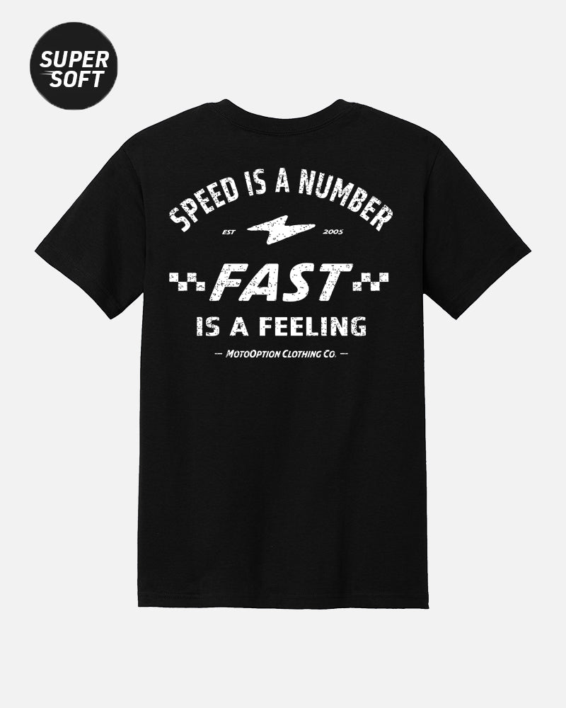 Mens Fast Feeling Tee - Black – MotoOption