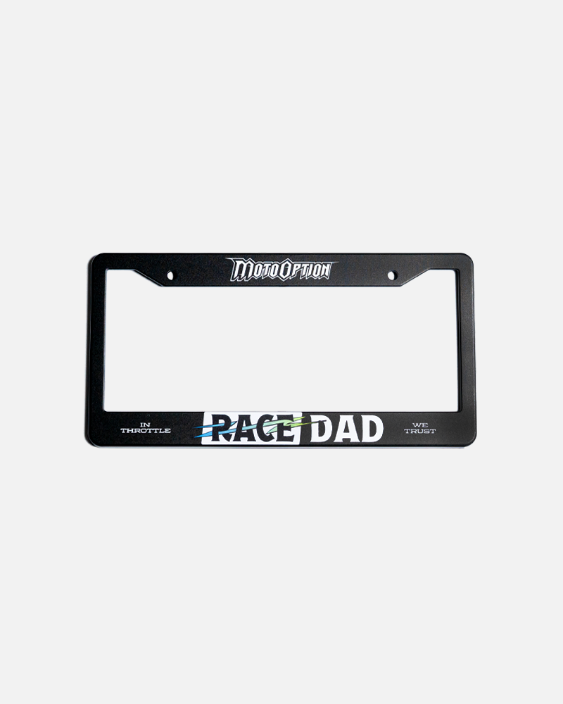 RACE DAD - LICENSE PLATE FRAME – MotoOption